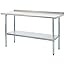 Amazon.com: John Boos E Series Stainless Steel 430 Budget Work Table ...