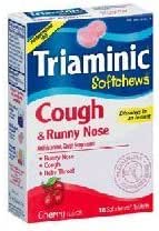 Amazon.com: Triaminic Cough & Runny Nose, Softchews , Cherry 18 ea ...