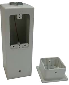 Arlington GPD9W Gard-N-Post Outdoor Deck-Mount Light Post for Outlets ...