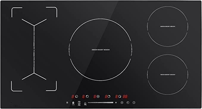 Electric Induction Cooktop, Built-in Induction Stove Top 36 Inch with 5 ...