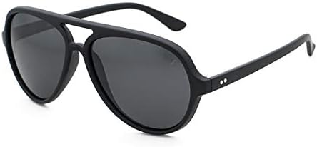 Polarized Black Aviator Sunglasses for Men for Women - Large Aviator ...