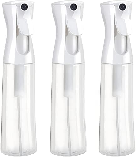 Continuous Spray Bottle - 10 Ounce Hair Mister Spray Bottle Ultra Fine ...