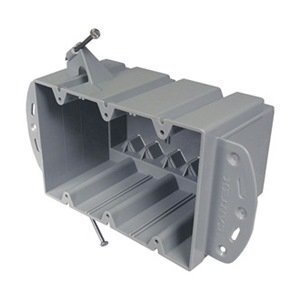 Electrical Box, 4 Gang, 55 cu. in., PVC: Electrical Boxes: Amazon.com ...