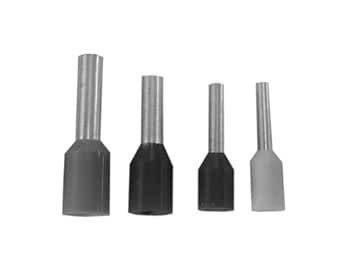 Burndy YF2206ID Insulated Ferrule, 22 AWG Wire Size, 0.051" Diameter, 0 ...