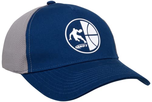 AND1 Men's Baseball Cap - Classic Basketball Flat Brim Hat, Size Small ...