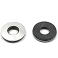 Amazon.com: Stainless Steel Neoprene EPDM Washers 3/8 ID x 7/8 OD (50 ...