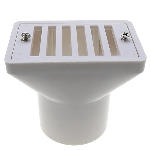 LUORNG 2 Inch White Floor Drain Swimming Pool Water Overflow Outlet ...