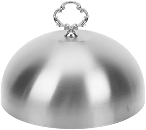 Generic Stainless Steel Food Dome Cover - 9.4 Dome Steak Plate Cover ...