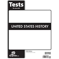 BJU US History Test Packet 5th ED: BJU Press: 9781628562262: Amazon.com ...