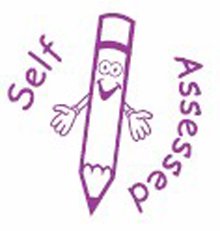 "Peer assessed" Self inking teacher reward stamp X12057: Amazon.co.uk ...