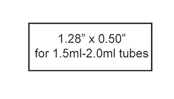 Cryo-Babies Labels, Pre-Cut Roll, 1.5 - 2.0 ml Tubes, 1.28 x 0.5 Inches ...