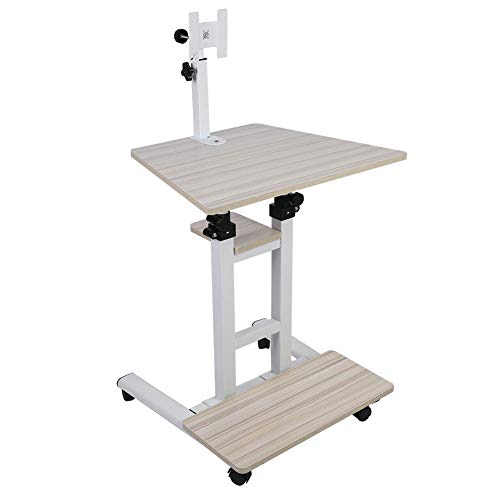 Buy Adjustable Height Stand Up Laptop Desk Mobile PC Workstation with ...