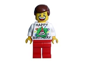 Boy man mini figure with HAPPY BIRTHDAY message - Minifigure custom ...