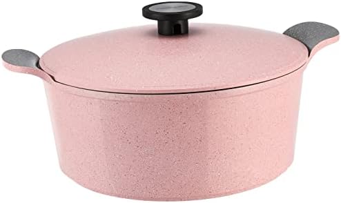 Neoflam granite cookware pot 28cm - pink marble price in Egypt | Amazon ...