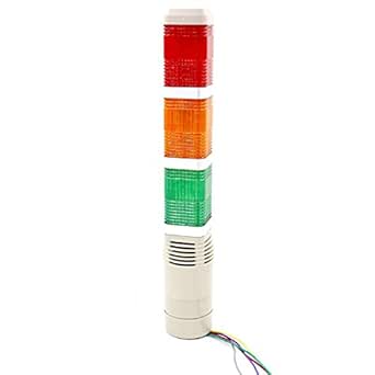 Baomain Industrial Signal Light Column LED Alarm Square Tower Light ...
