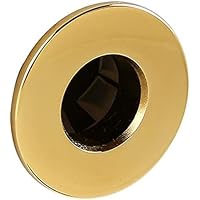 BWE Gold Bathroom Sink Basin Trim Overflow Cover Brass Insert in Hole ...