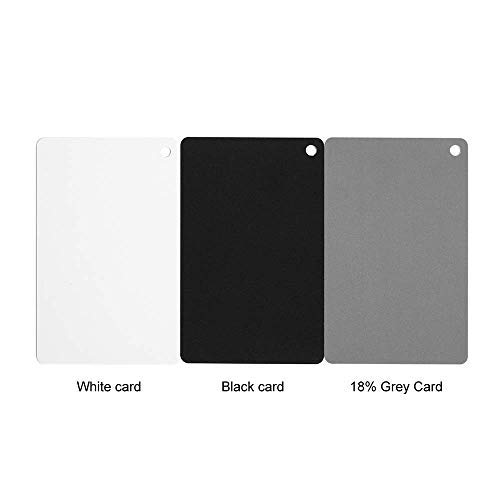 Sedremm Grey Card White Balance Card 3 in 1 Digital Color Correction ...