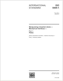 ISO 9409-1:2004, Manipulating industrial robots - Mechanical interfaces ...
