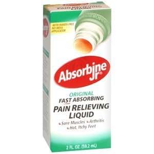 Amazon.com: Absorbine Jr Fast Absorbing Pain Relieving Liquid - 2 Oz ...
