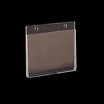Amazon.com: Clear Acrylic Horizontal Wall Mount Sign Holder 5W x 3.5H ...