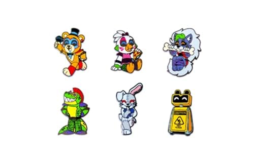 Youtooz Five Nights At Freddy's Security Breach Pin Set, Official ...