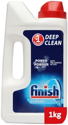 Finish Dishwasher Detergent Powder with Pre-Soaking Action, Classic – 1 ...