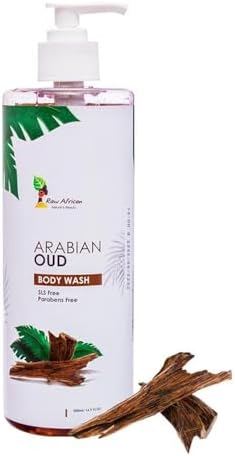 RAW AFRICAN | Oud Body Wash | 500 gm | Shower Gel | Organic Cleanser ...