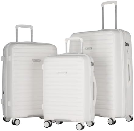 M Camel Mountain 3 Piece Luggage Sets with Spinner Wheels - Lightweight ...
