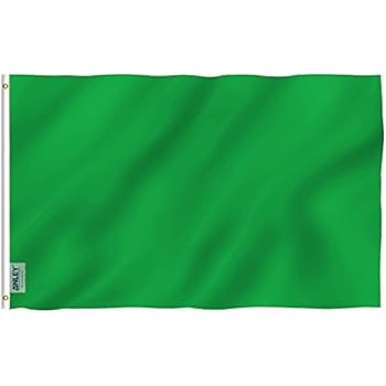 Amazon.com : Neon Green Solid Color 3x5 ft polyester Flag : Garden ...