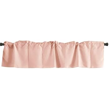 Amazon.com: Zen Creative Designs Solid Peach Poplin Window Valance 58 ...