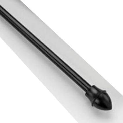 UNIVERSAL Cafe Rod Net curtain pole extendable 85cm - 135cm MATT BLACK ...