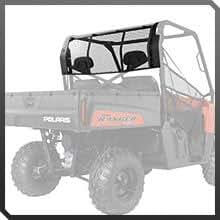 Amazon.com: Polaris OEM Ranger Headache Rack. Wrinkle Black FInish ...