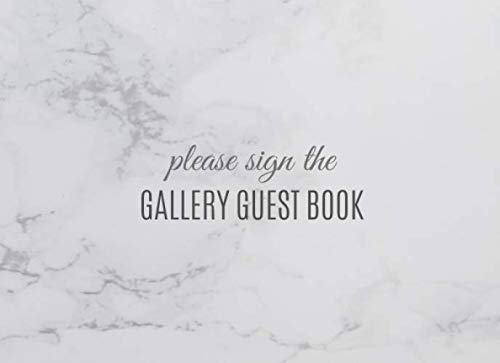 GALLERY GUEST BOOK |With Space For Collecting Email Addresses, Name And ...