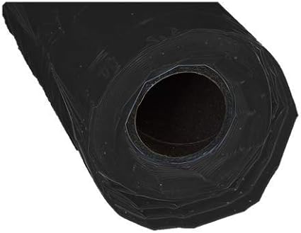 Amazon.com : Black Plastic Mulch 4 ft. X 4000 ft. 1.0 Mil Embossed by ...