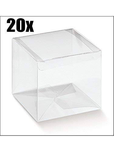 Forniture per feste Publilancio srl Scatola Plexiglass portaconfetti 10x10x10 cm BOMBONIERA Casa ...