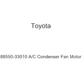 Amazon.com: Toyota 88550-12130 A/C Condenser Fan Motor: Automotive