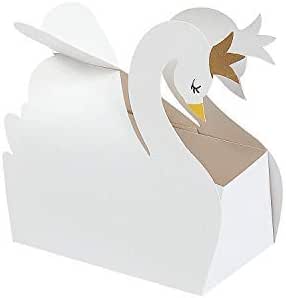 Amazon.com: Sweet Swan Treat Favor Box (set of 12) Birthday Party ...
