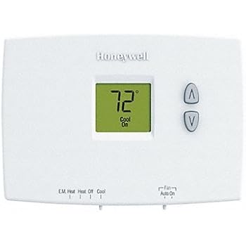 Thermostat, Stages 2 Heat/1 Cool - Programmable Household Thermostats ...