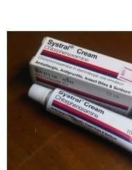Systral Cream Chlorphenoxamine Antiallergic, Insect Bites, Sunburn 10 g ...