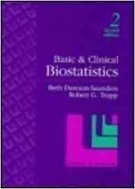 Basic and Clinical Biostatistics (Lange Medical Books) 2nd Edition by ...