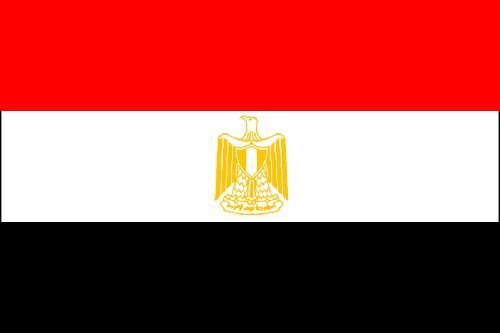 New Egypt Flag Large 5ft x 3ft with 2 Metal Eyelets: Amazon.co.uk ...
