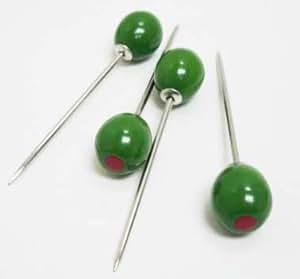 Amazon.com | Stainless Steel Martini Olive Picks, Set of 4: Cocktail ...