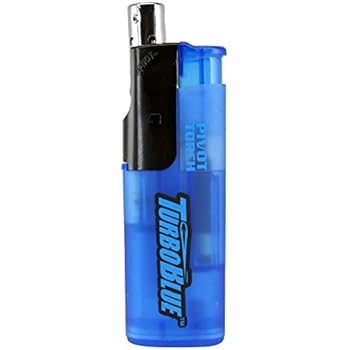 Amazon.com: Turbo Blue Torch Jet Flame Refillable Lighter - Powerful ...
