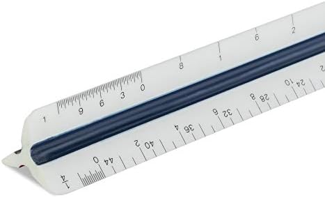 Pacific Arc Architectural Scale Ruler, 6" Scale Ruler for Architectural ...
