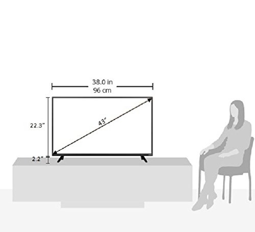 VIZIO D43-D1 43-Inch 1080p Smart LED TV (2016 Model) - Buy Online in ...