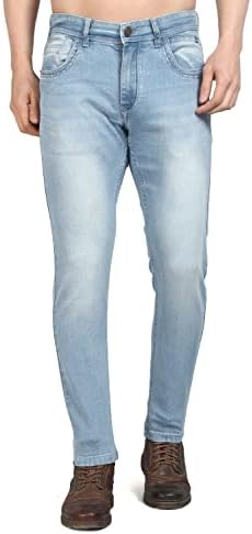 سعر Peplos- Ankle Fit light Blue Premium Class Denim Jeans for Men (30 ...