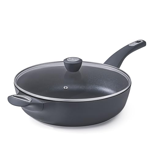 SENSARTE Nonstick Frying Pan, 12 Inch Large Skillet Pan, Induction Cookware, 5Qt Non Stick Saute ...