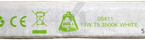 2Pk of 13w T5 525mm 21″ Fluorescent Tubes White 3500k G5 Cap 13 Watt ...