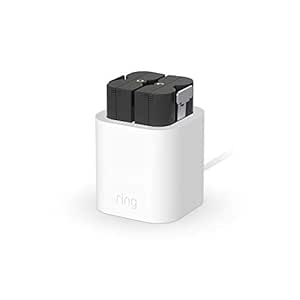 Amazon.com: Ring Charging Station with 2-pack Quick Release Battery ...