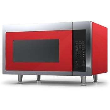 Amazon.com: Big Chill Retro Microwave 1.6 cu. ft. 1200 watts Cherry Red ...